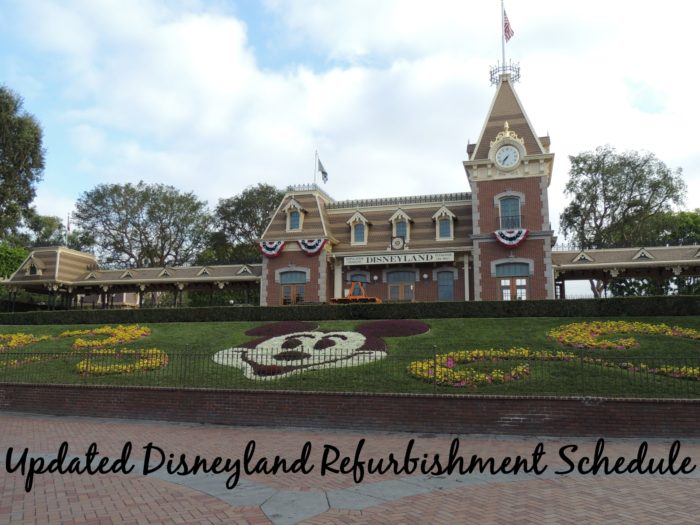 Updated Disneyland Refurbishment Schedule - Travel With The Magic ...