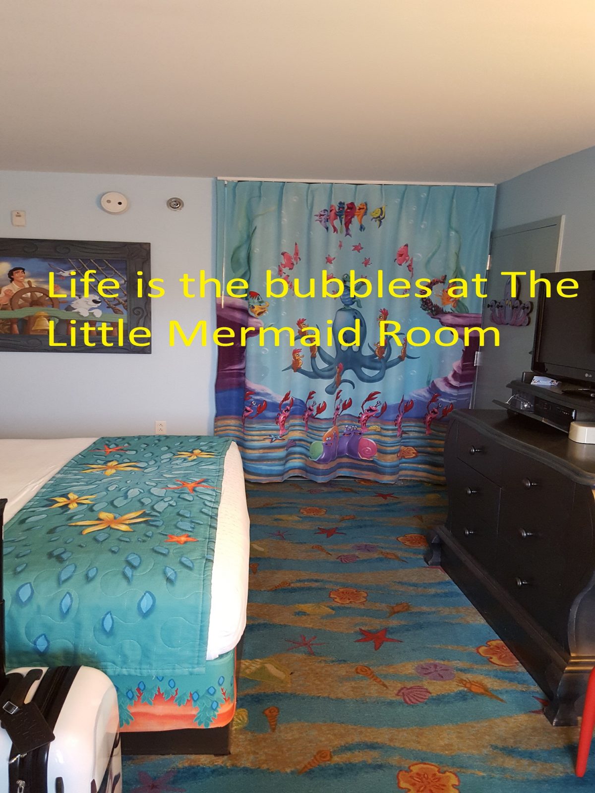 Art of Animation: The Little Mermaid Room - Travel With The Magic ...